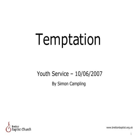 20 temptation study | PDF
