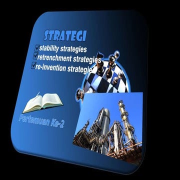 MANAJEMEN STRATEGI: Stabilirty Strategy and Divestment Strategy | PPT