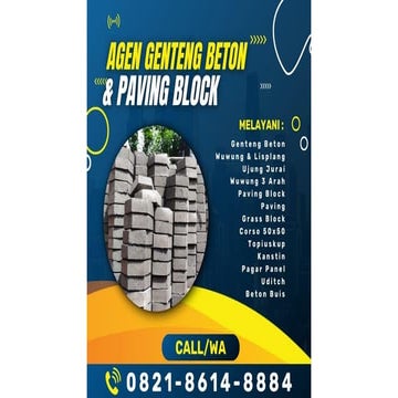 Lantai Garasi Awet dan Rapi Berkat Paving Block Stylish | DOCX