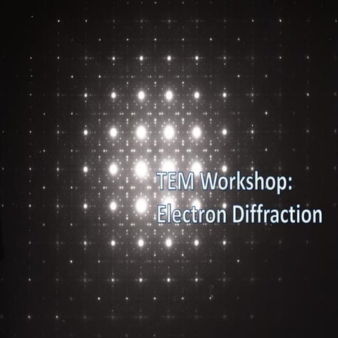 Electron diffraction: Tutorial with exercises and solutions (EMAT ...