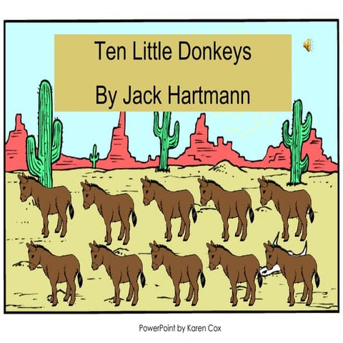 Ten Little Donkeys by Jack Hartmann | PPT | Family/Children | Genres