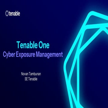 Dengan mengintegrasikan berbagai fungsi keamanan siber, Tenable One ...