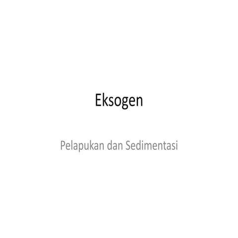 Tenaga Eksogen | PPTX