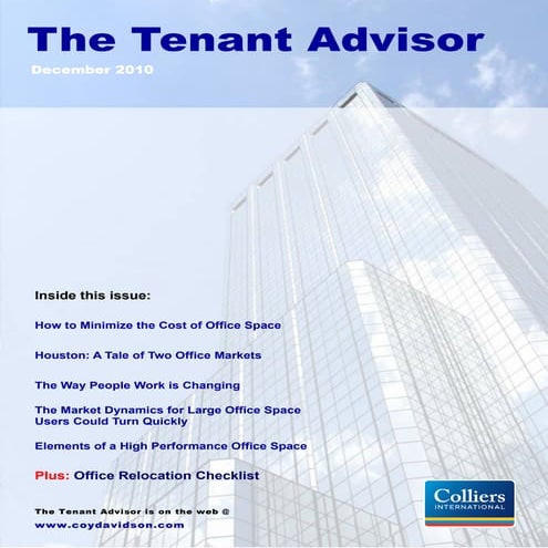 Tenant Advisor Newsletter DEC 2010 | PDF