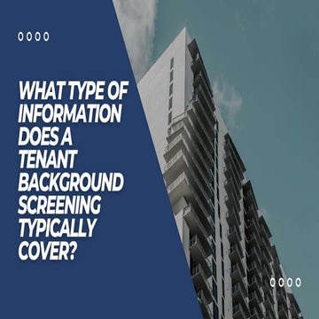 The Ultimate Tenant Background Screening - Get Peace of Mind! | PPT
