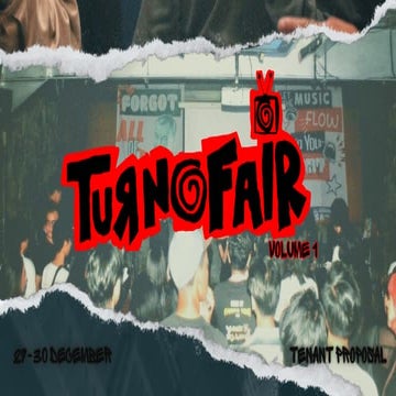 Tenant Proposal for pop up bazaar template | PDF