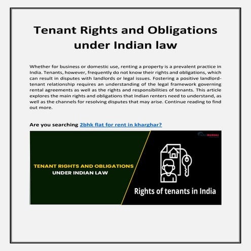 Tenant Rights and Obligations under Indian law.pdf