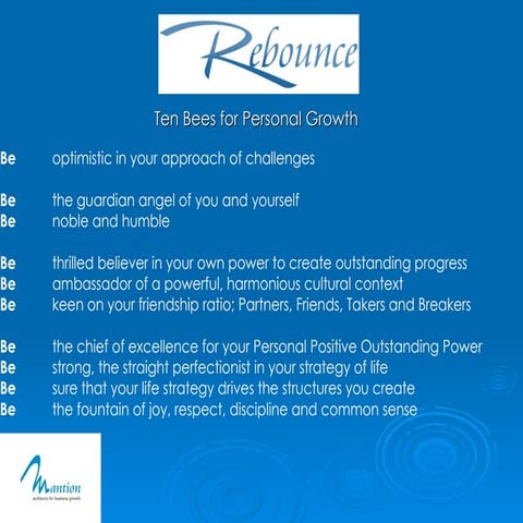 Ten Bees For Personal Growth | PPT
