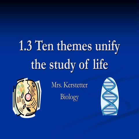 Ten Bio Themes.ppt
