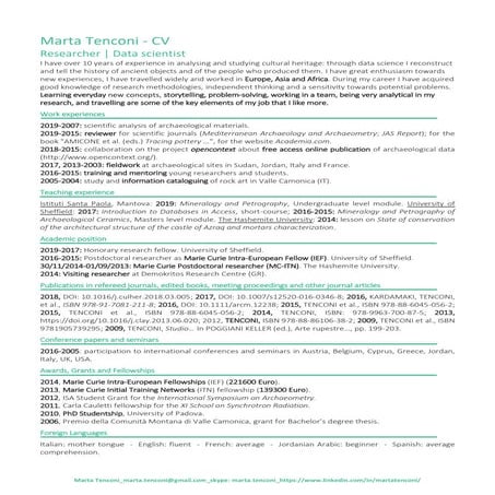Matteo ippoliti cv | PDF