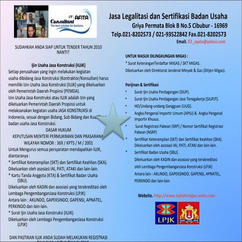 Tender Iujk 2010 | PPT