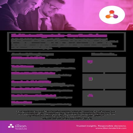 illion TenderLink Plans & Pricing - AU | PDF