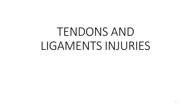 Tendonitis Symptoms And Causes | PPT