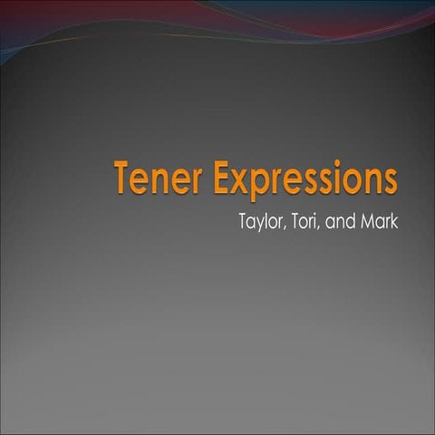 Tener expressions 3 | PPT