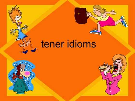 Tener Expressions in Spanish | PPT