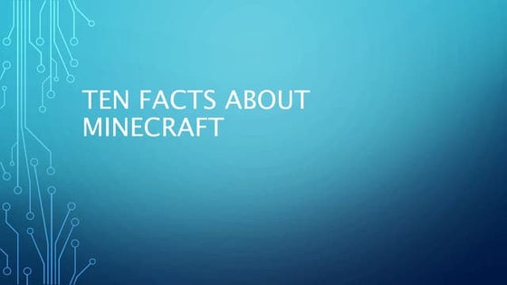 Minecraft PowerPoint Template for Presentation | PPTX