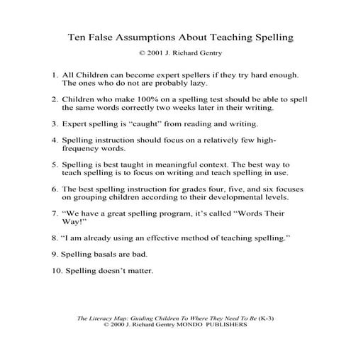 Ten false assumptions[1] | PDF