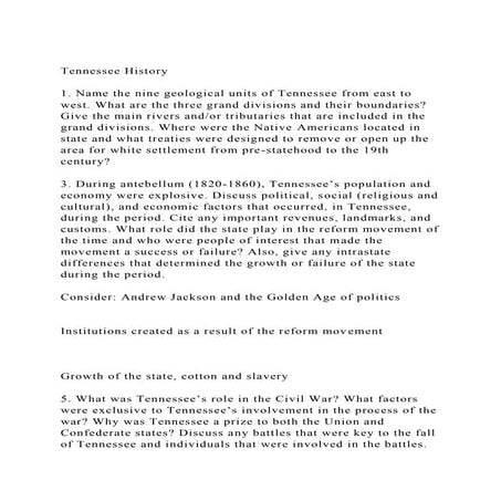 Tennessee Statehood | PPTX
