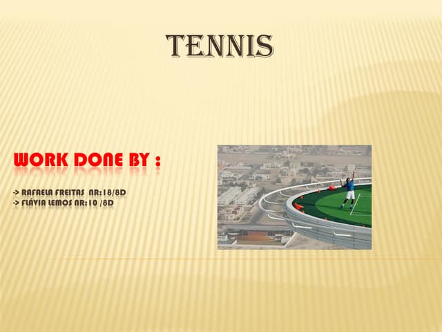 The history of tennis | PPT