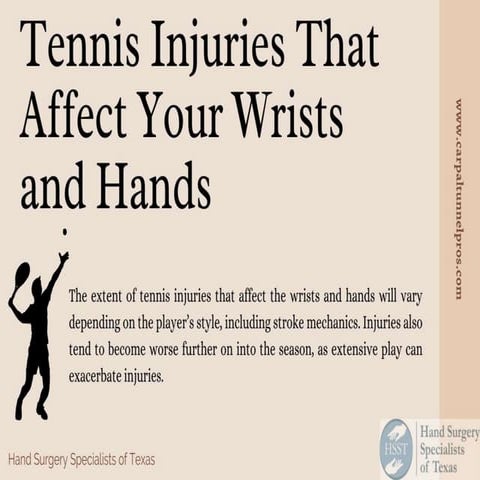 Tennis Injuries That Affect Your Wrists and Hands | PPTX