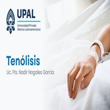 Tenolisis en lesiones de tendones del area de fisioterapia | PDF
