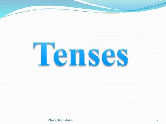 TENSES in English Grammar | PPTX