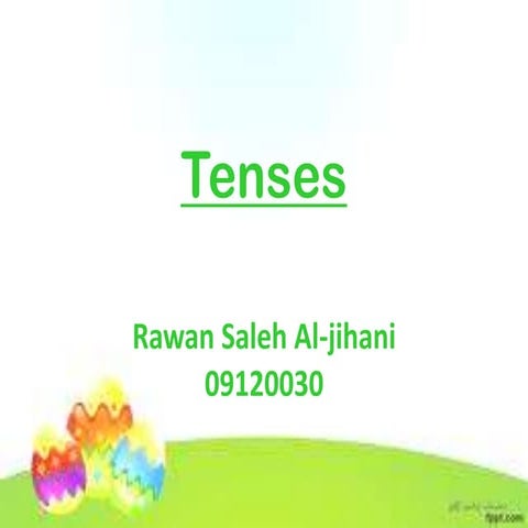 Tenses | PPTX