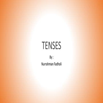 Tenses | PPTX