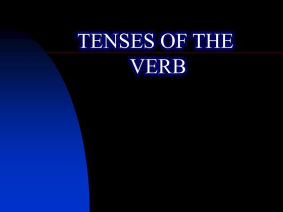 GRAMMAR - The Six Tenses of Verbs - Free english lesson- | DOC