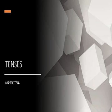 Tenses slide show | PPT