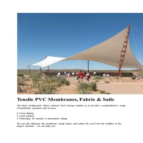 Tensile pvc membranes | DOCX | Physics | Science