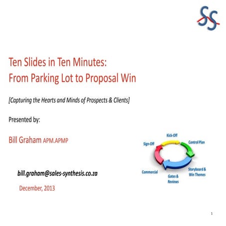 Ten Slides in Ten Minutes - From Parking Lot to Proposal Win | PPT
