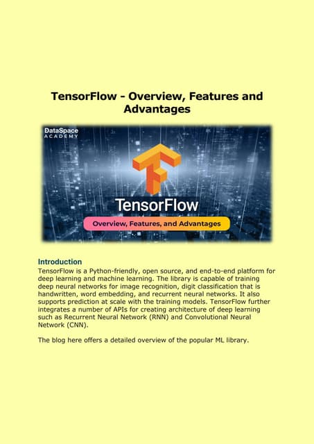 Introduction To Tensorflow Lite Ppt