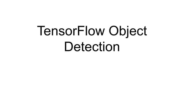 Intro To Tf Object Detection Pdf Cameras And Camcorders Consumer