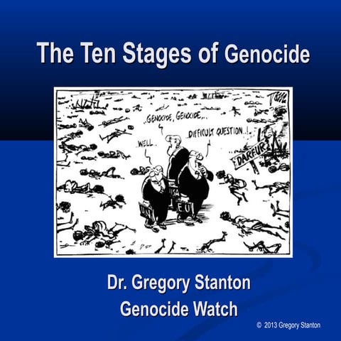 Ten stages of Genocide PowerPoint | PPT