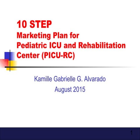 Ten step marketing plan alvarado | PPT