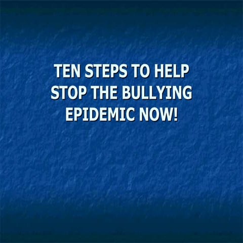 Anti Bullying Initiative School Deck (1) | PDF