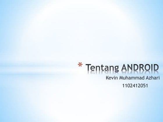 Pengenalan android | PPT