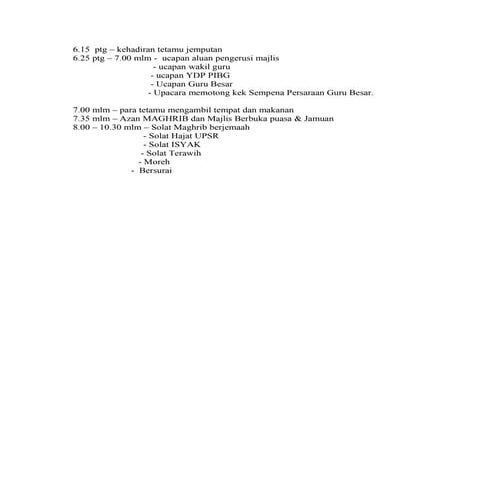 Tentatif program | DOC