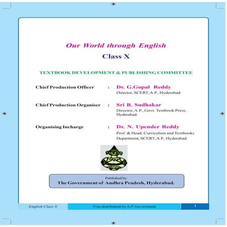 Tenth class state syllabus-text book-em-tm-ap-ts-english | PDF