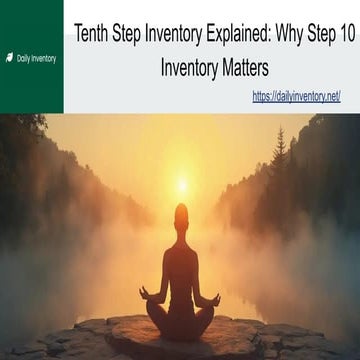 Daily Inventory Easy Guide for Personal Inventory | PDF