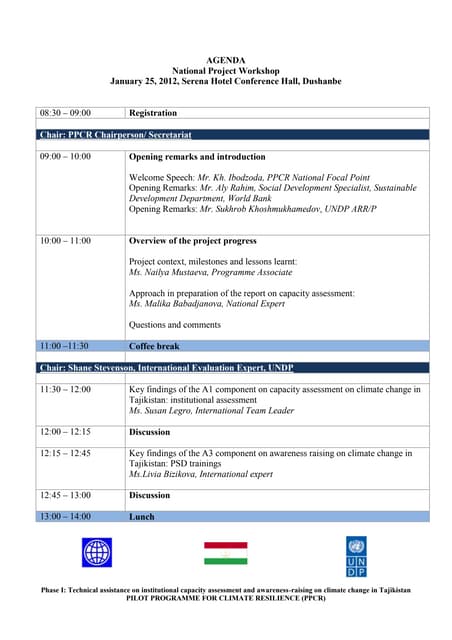 seminar program schedule of the national seminar | PDF