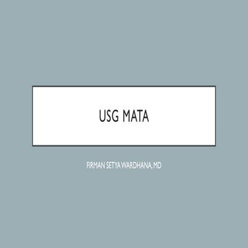 usg ultrasonography mata pemeriksaan .pptx