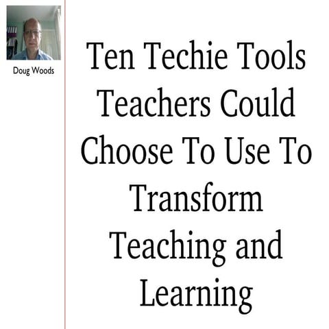 Ten Techie Tools for Teachers | PPT | Tablets and E-readers | Consumer ...