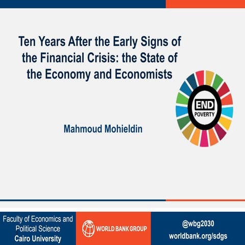 Ten Years After the Early Signs of the Financial Signs of the Financial ...