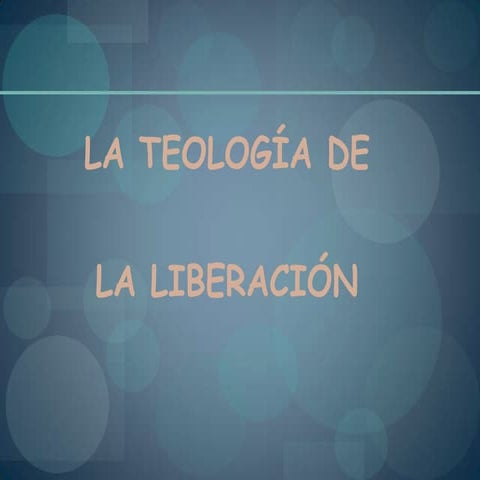 Teologia de la liberacion(velasquez, muyon, barraza, maribel) | PPTX