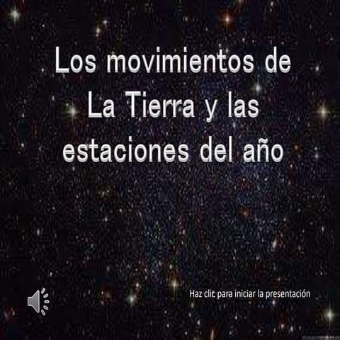 Los movimientos de la tierra 1º | PPTX