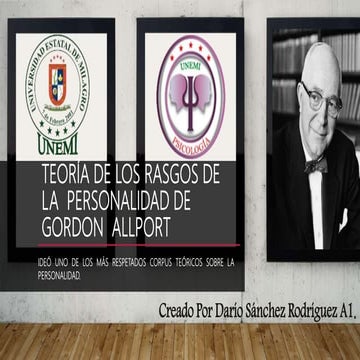TEORÍA DE LOS RASGOS DE LA PERSONALIDAD DE GORDON ALLPORT.pptx