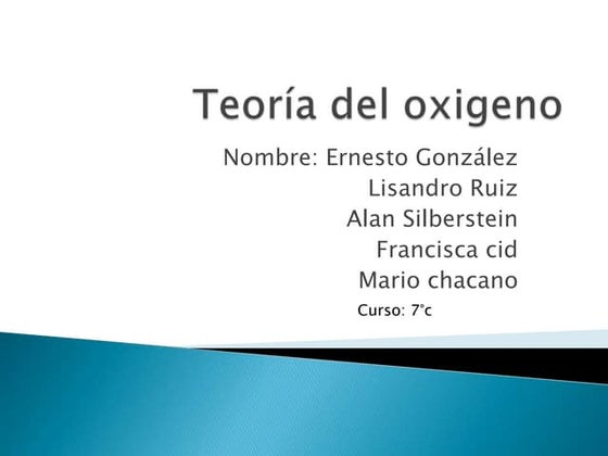 Origen del oxigeno | PPT