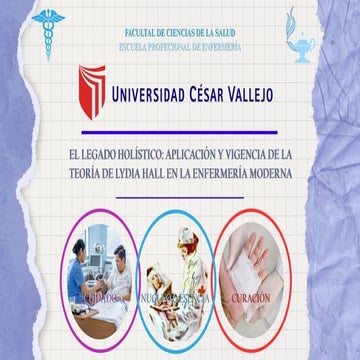 Teoría de Enfermería (Lydia Hall- Care, Cure, Core) | PDF